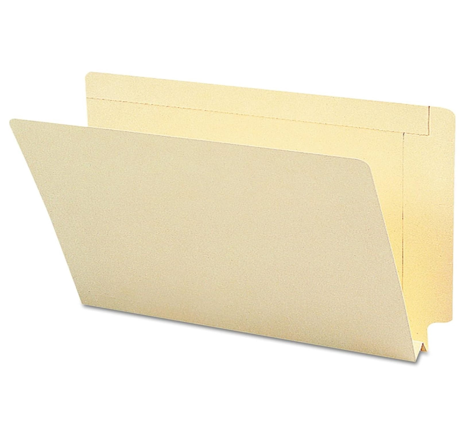 End Tab File Folder, Reinforced Straight-Cut Tab, 1-1/2" Expansion ...
