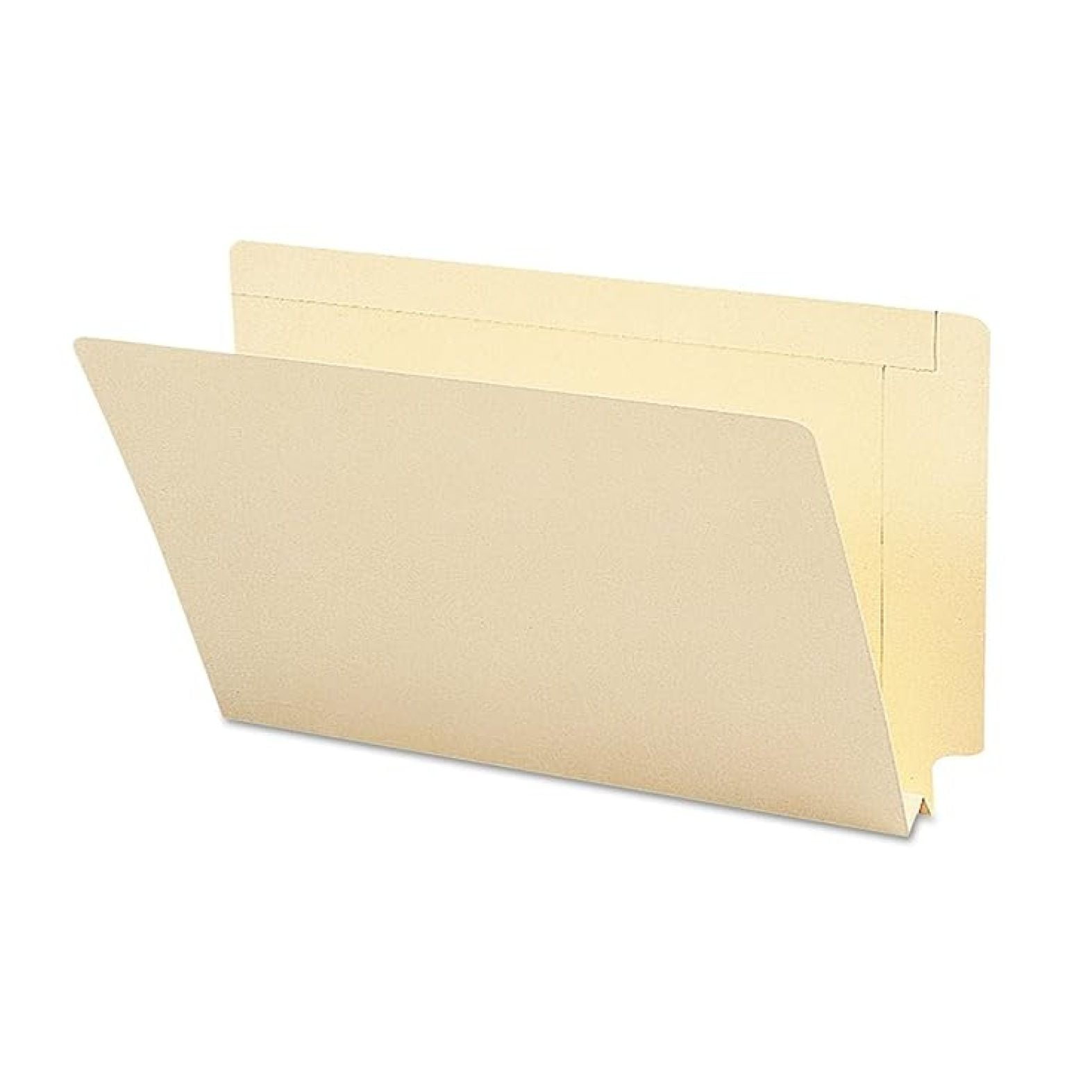 End Tab File Folder, Reinforced Straight-Cut Tab, 1-1/2" Expansion ...