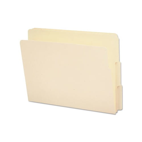 End Tab File Folders 1/3-Cut Tabs, Letter Size, Manila, 100/Box ...