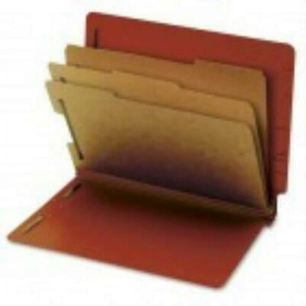 End Tab Pressboard Classification Folder - Walmart Business Supplies
