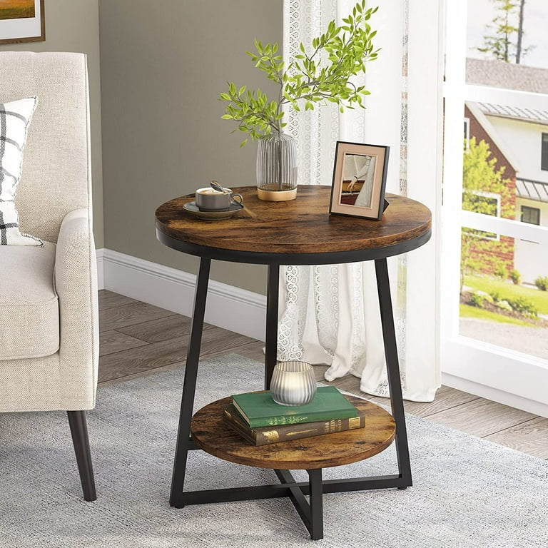 Side table two shelves store