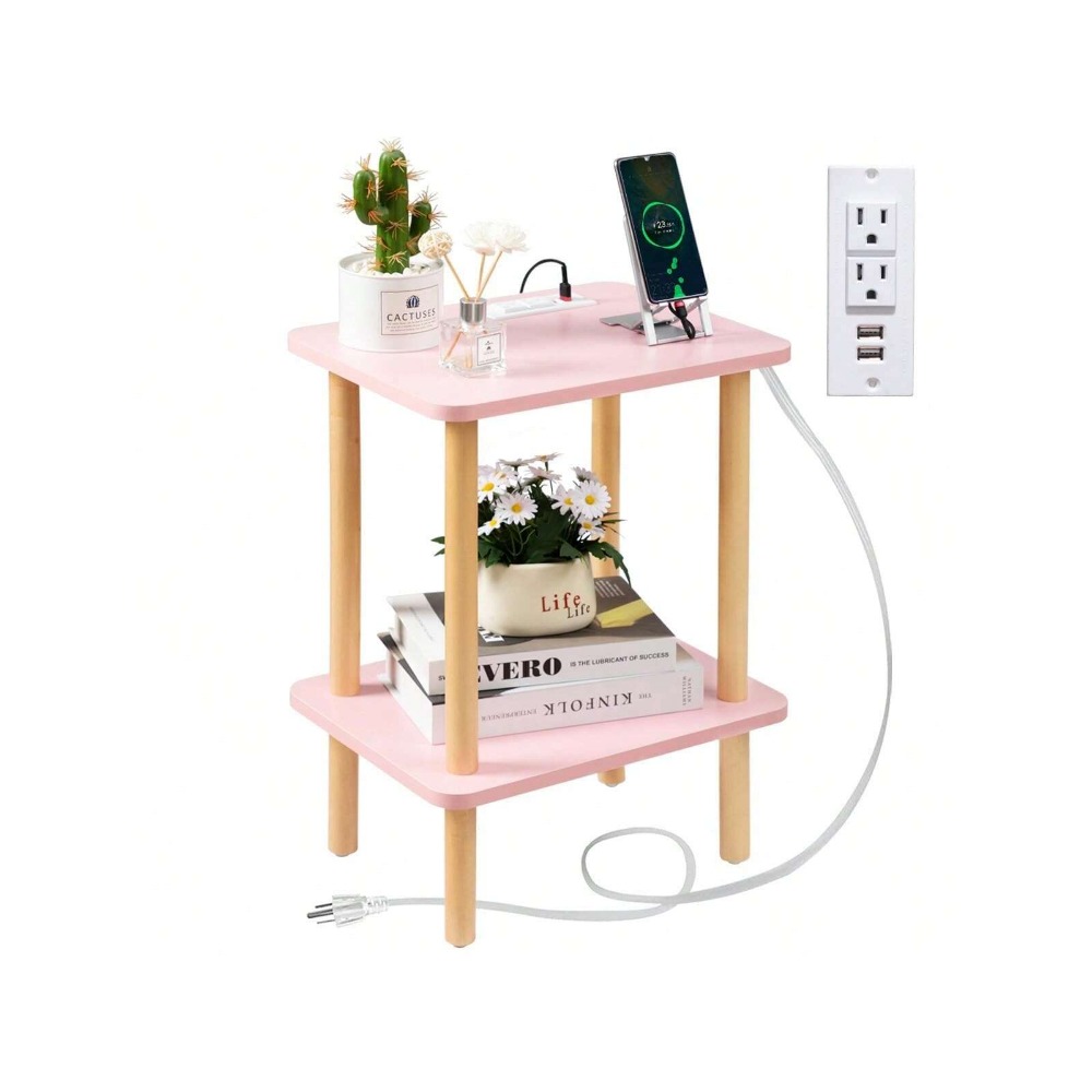 End Table With Charging Station, End Tables With USB Ports And Outlets ...