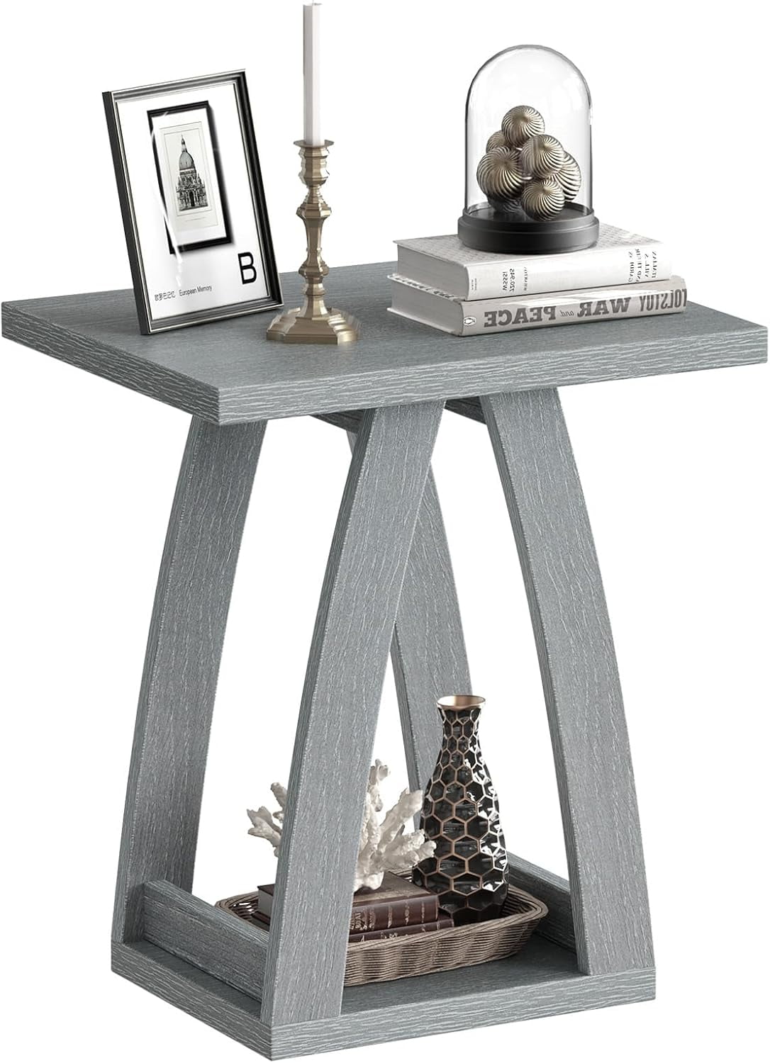 End Table, Side Table, Nightstand, Sofa Side Table with Shelf, Modern ...