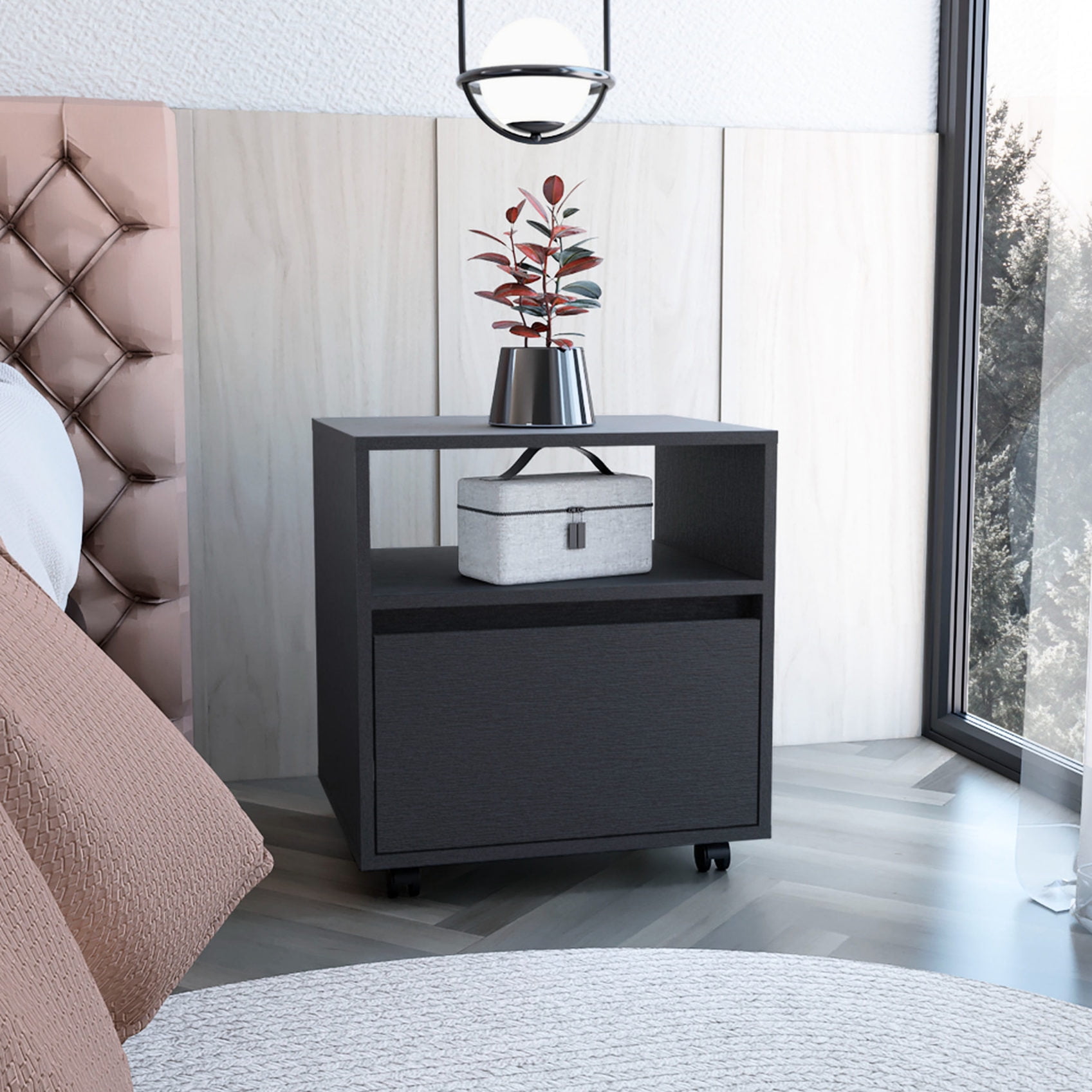 End Table with Drawer and Shelf / Multipurpose Use in Living and ...