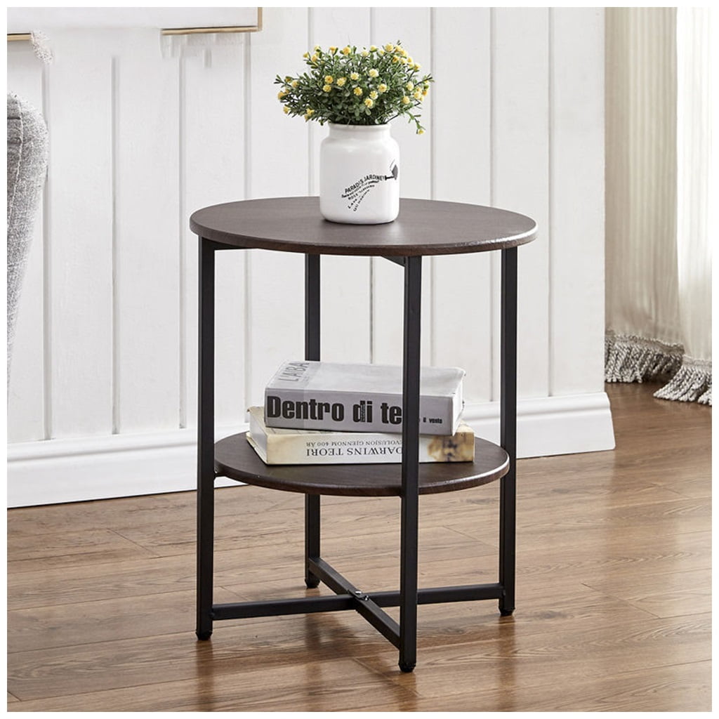 End Tables Double Layer Simple Small Coffee Table for Living Room ...