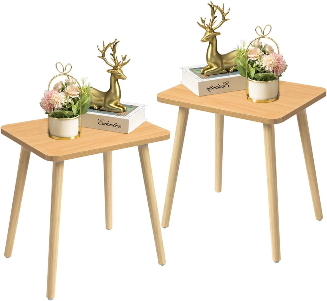 End Tables Living Room Set of 2, Side Tables for Small Spaces, Modern Side Table Accent Tables ...