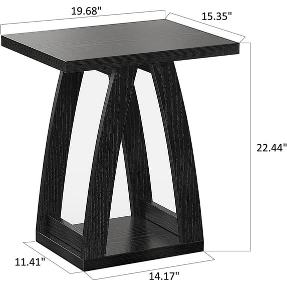 End Tables Living Room, Side Table Beside Sofa, Nightstand for Bedroom ...