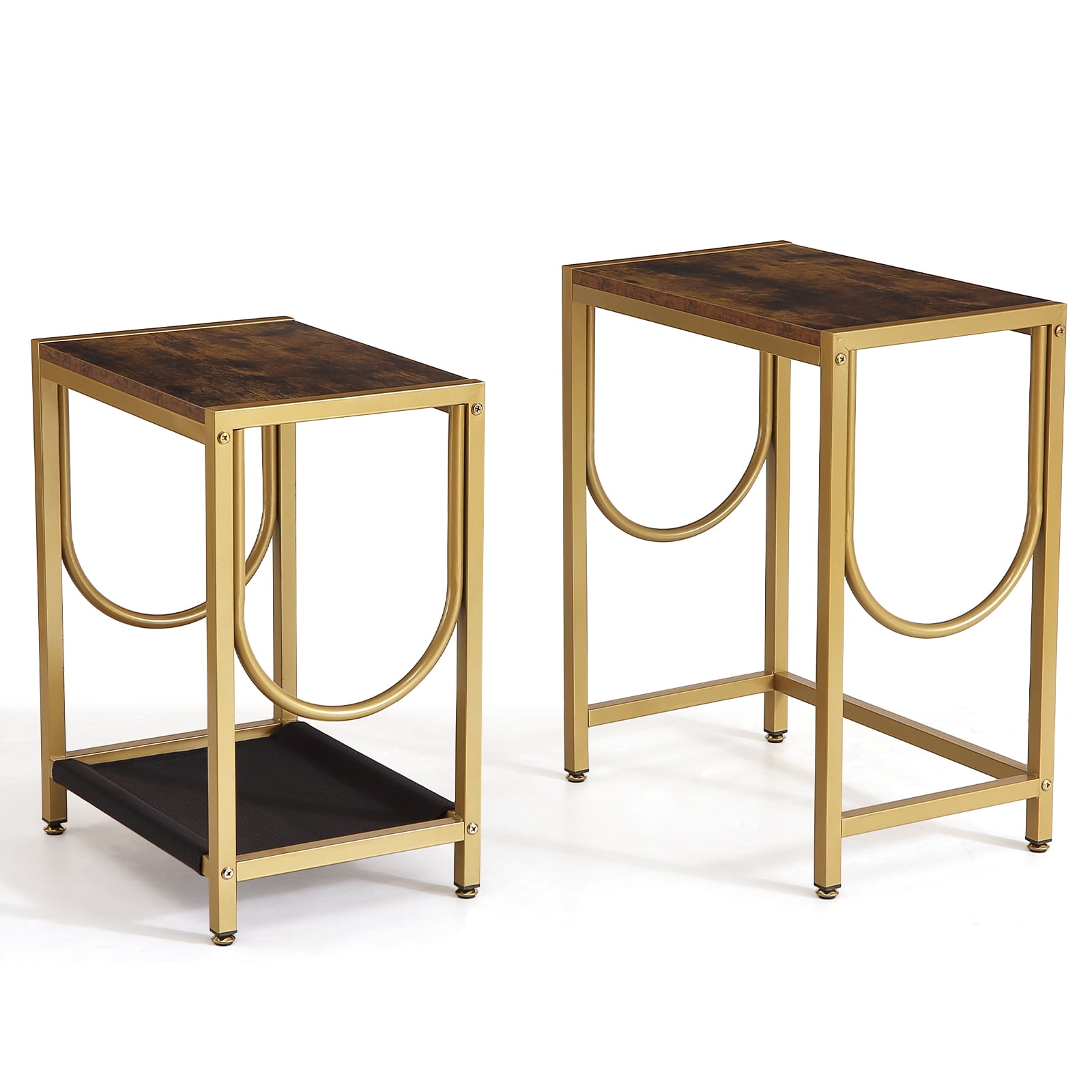 End Tables Set of 2, Modern Bedside End Tables, Small Accent Side End ...
