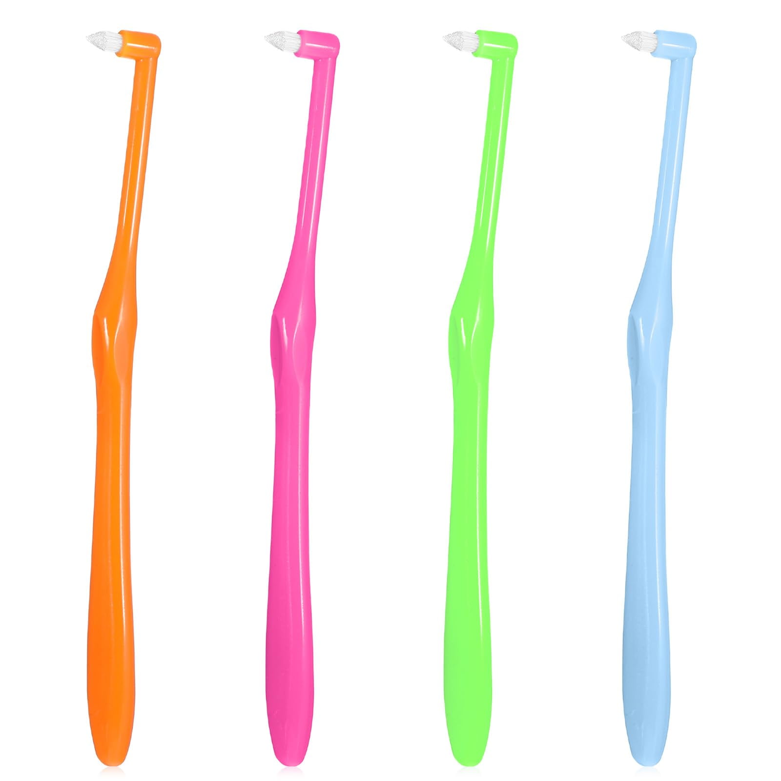 End Tuft Toothbrush, 4 TSF6 Pcs Gum End Tuft Toothbrush, Soft ...