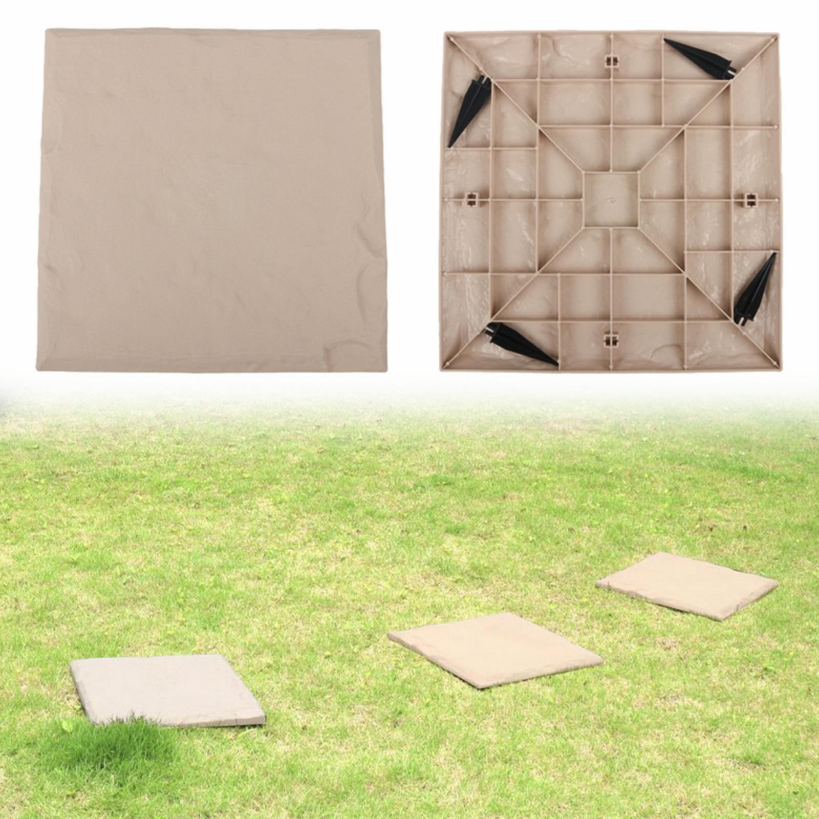 End of Season Sale Outdoor Walkway Lawn Stepping Stone Square - Beige ...