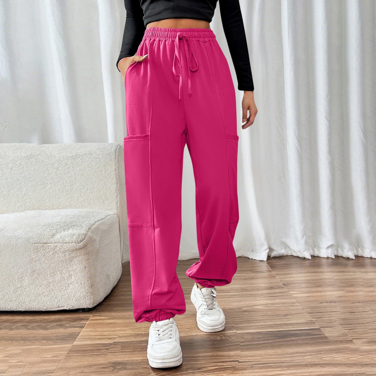 End-of-Season Sale Women's Elastic Drawstring Pants | Casual Full ...