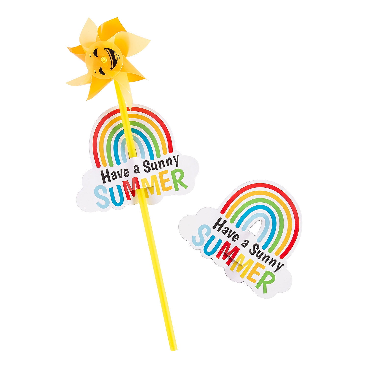 Cheerful End of Year Sun Pinwheels with Cards - 36 pieces - Walmart.com