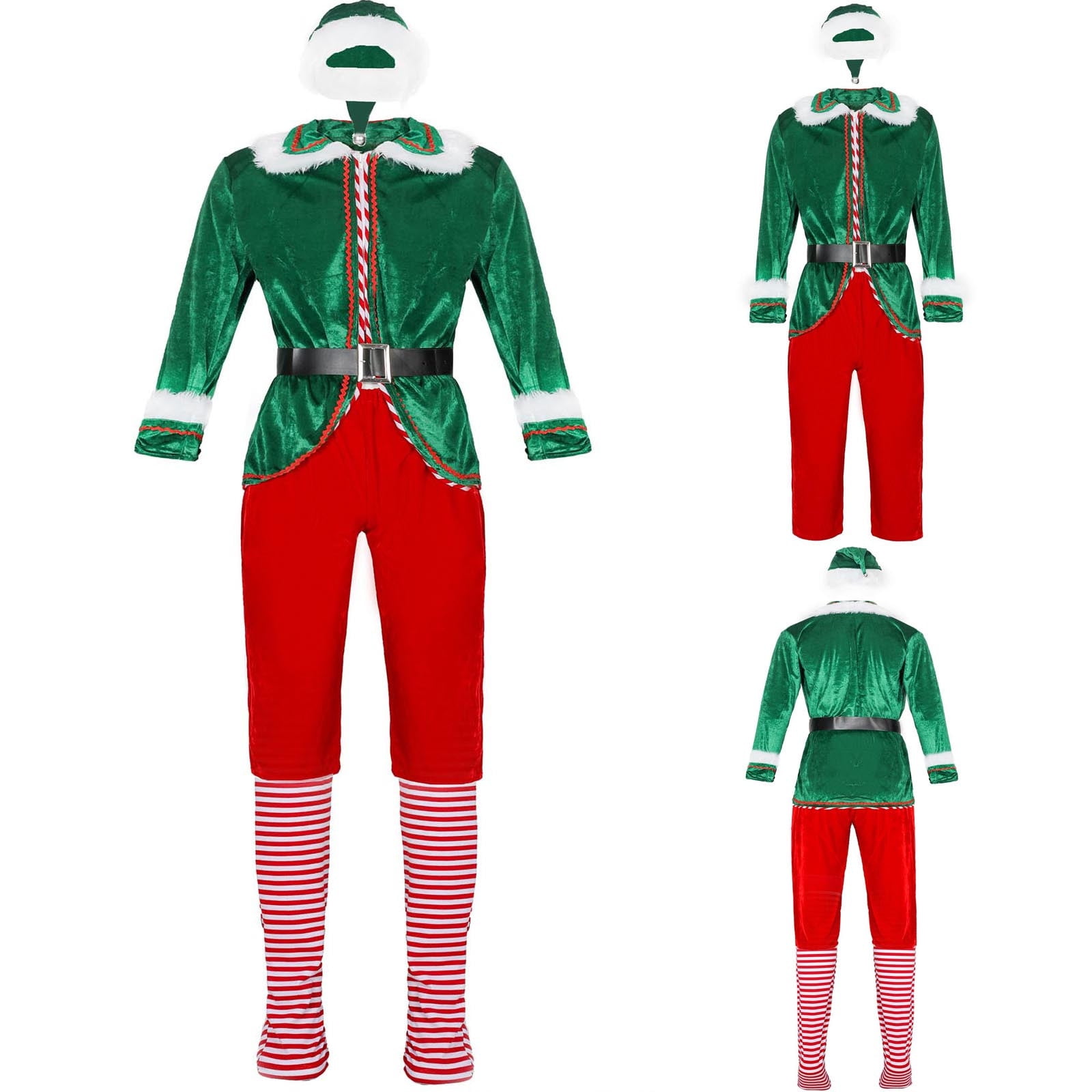 End-of-year Savings! Tejiojio Deals Man Fashion Solid Christmas Party ...