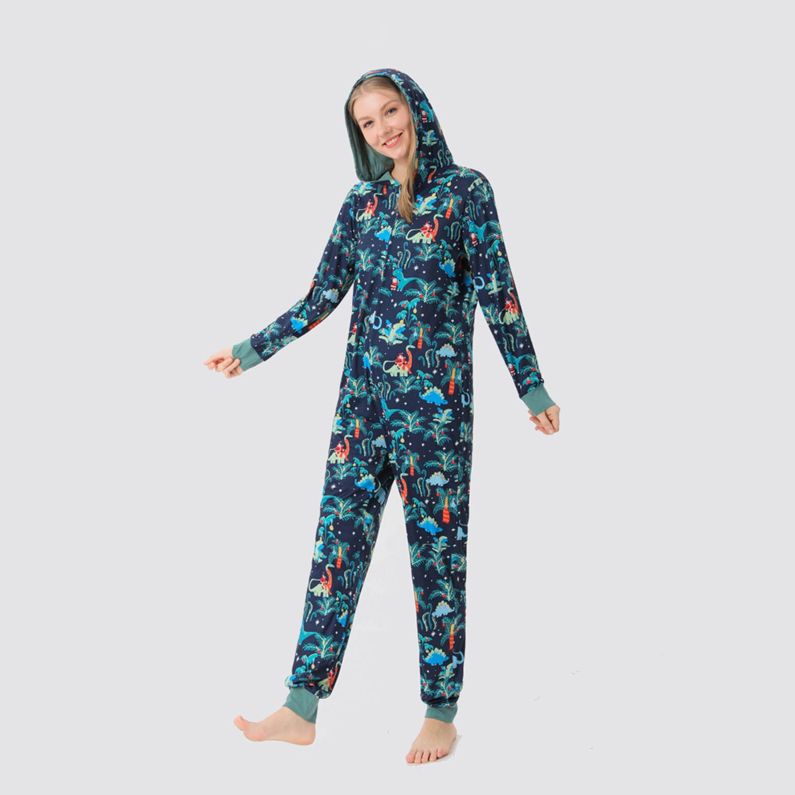 End-of-year Savings! Tejiojio Deals New Christmas Family Wear Printed ...