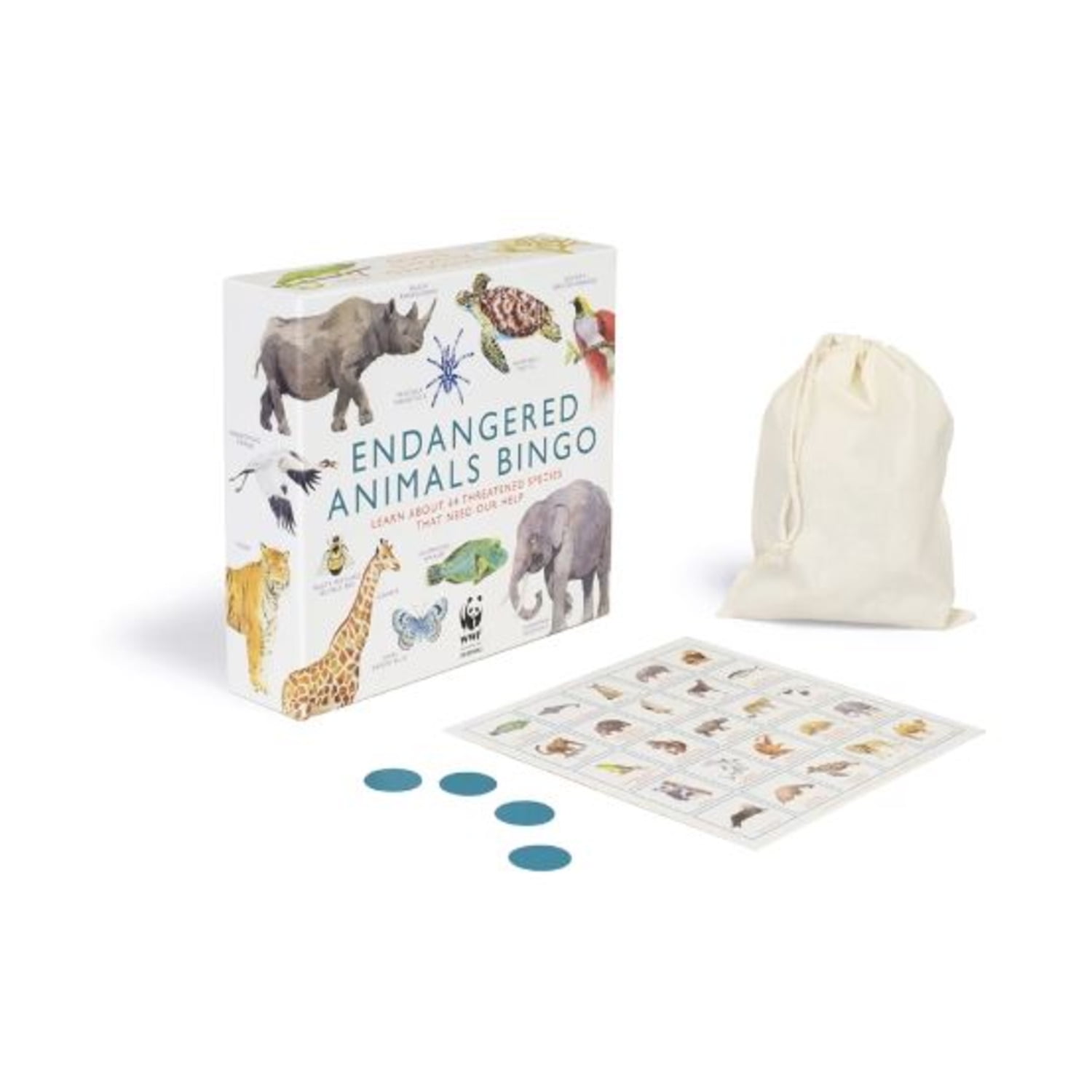 Endangered Animals Bingo : Learn About 64 Threatened Species That Need ...