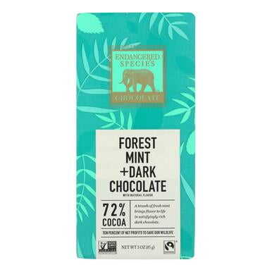Endangered Species Chocolate Bar Rainforest, 3 Oz - Walmart.com