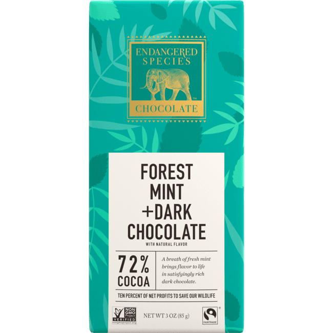 Endangered Species Chocolate Bar Rainforest, 3 Oz - Walmart.com