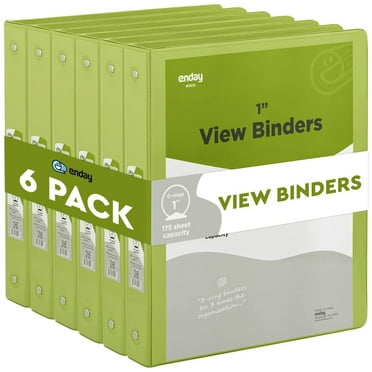 Samsill Earth's Choice Plant-Based Durable 1.5 Inch 3 Ring View Binders ...