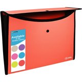 Enday Office Expanding A4 Paper Square Flap File Folder Organizer ...