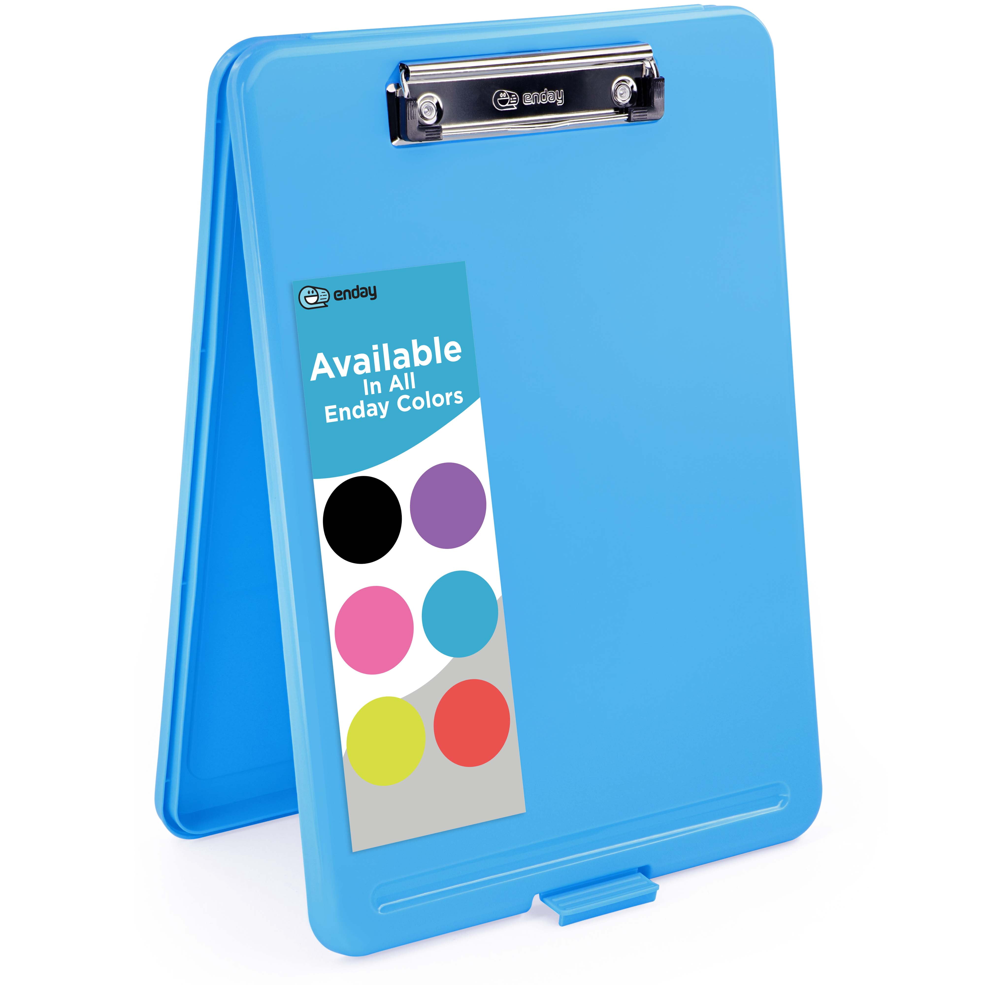Enday Blue Clipboard with Heavy Duty Storage Case, School Supplies ...