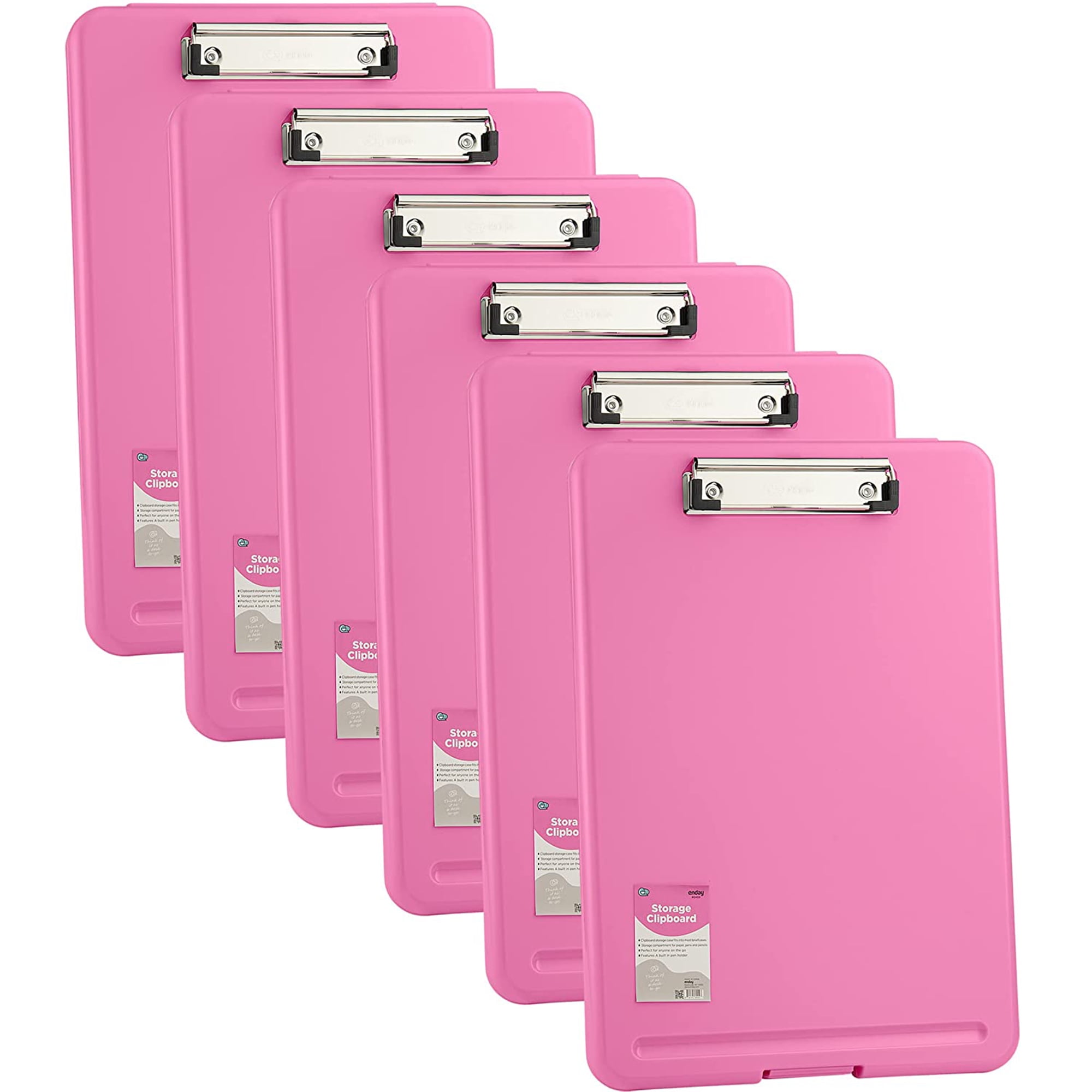 Enday Clipboard with Storage Case Heavy Duty Clipboards School Supplies ...