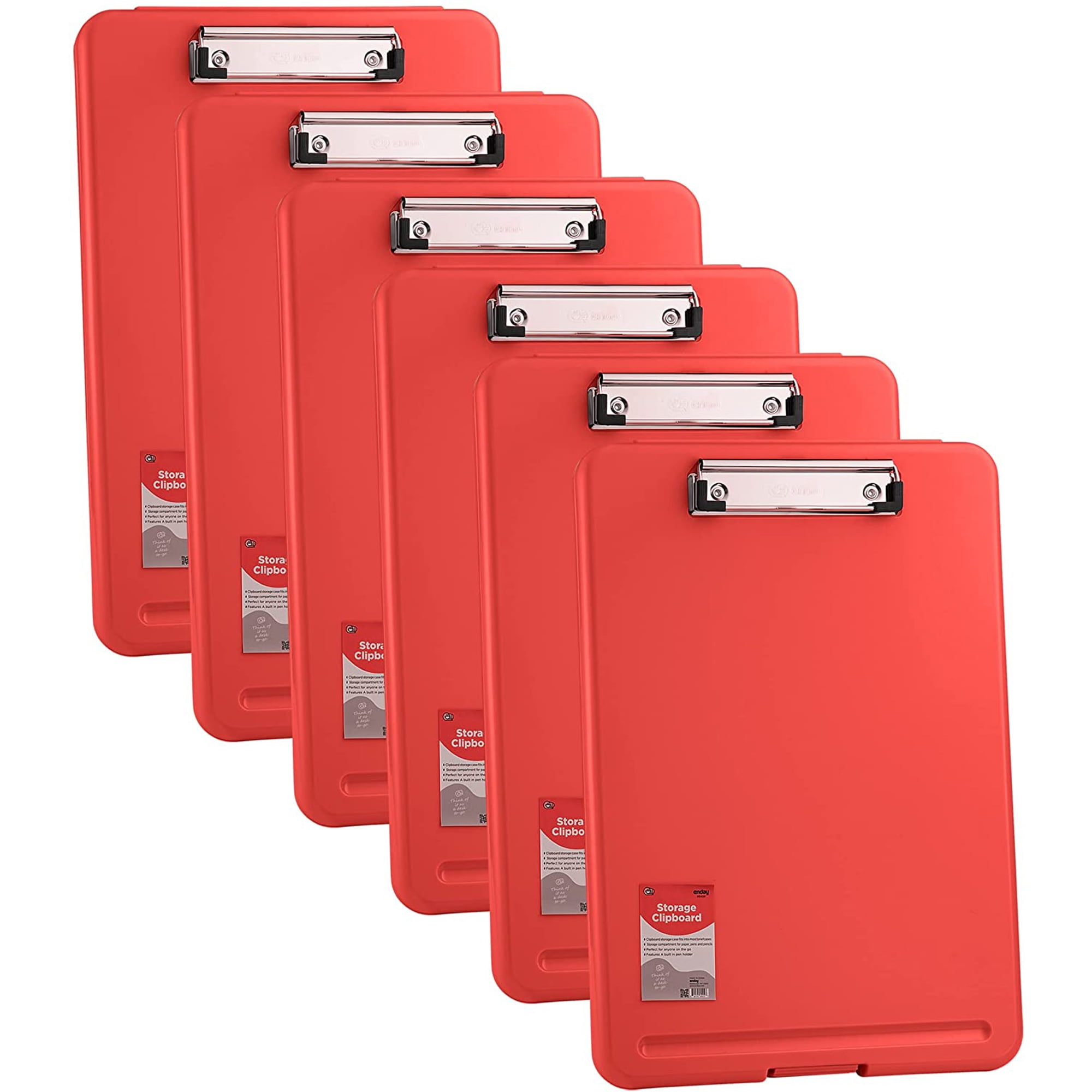 Enday Clipboard with Storage Case Heavy Duty Clipboards School Supplies ...
