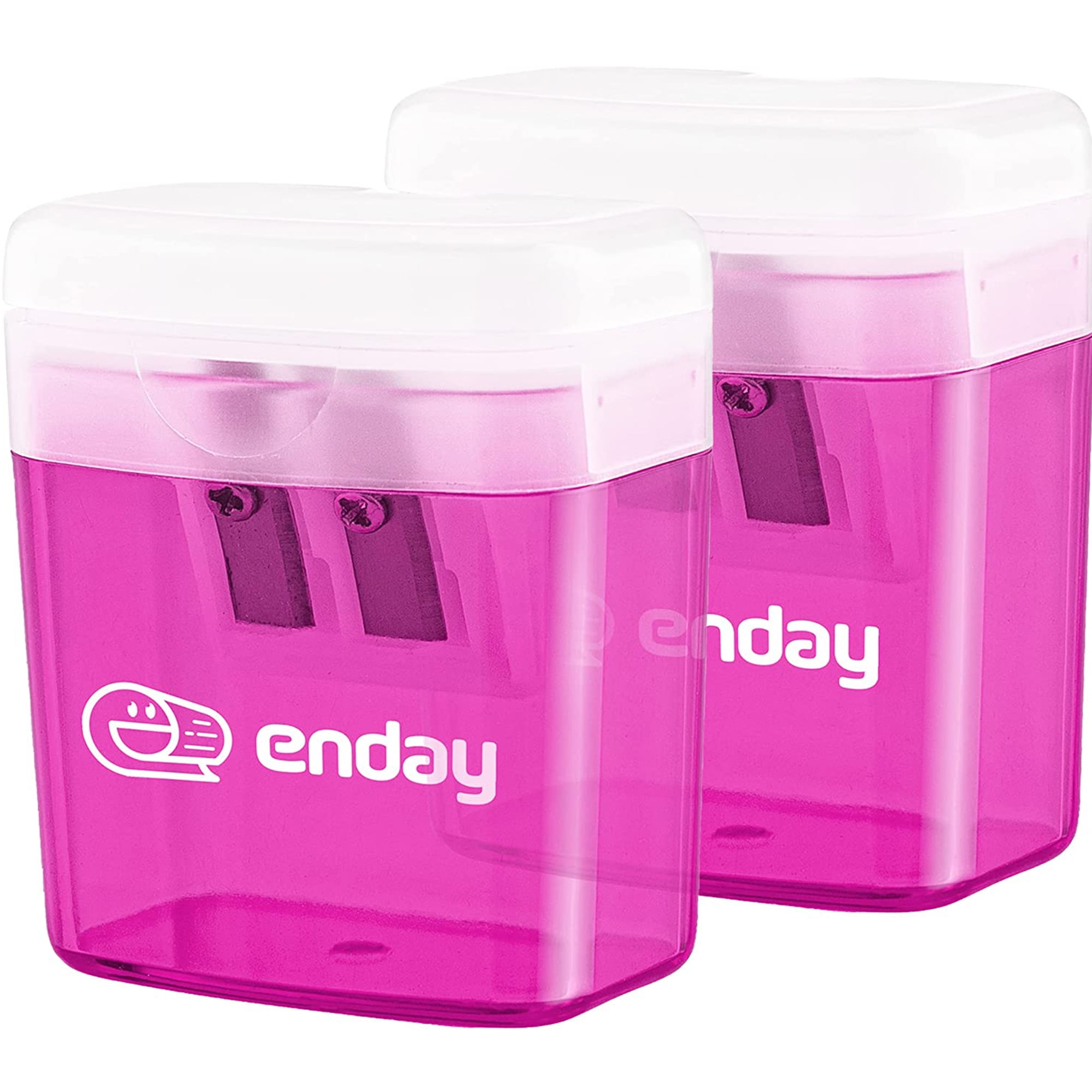 Enday Dual Manual Pencil Sharpener for Colored Pencils, Large Pencil ...