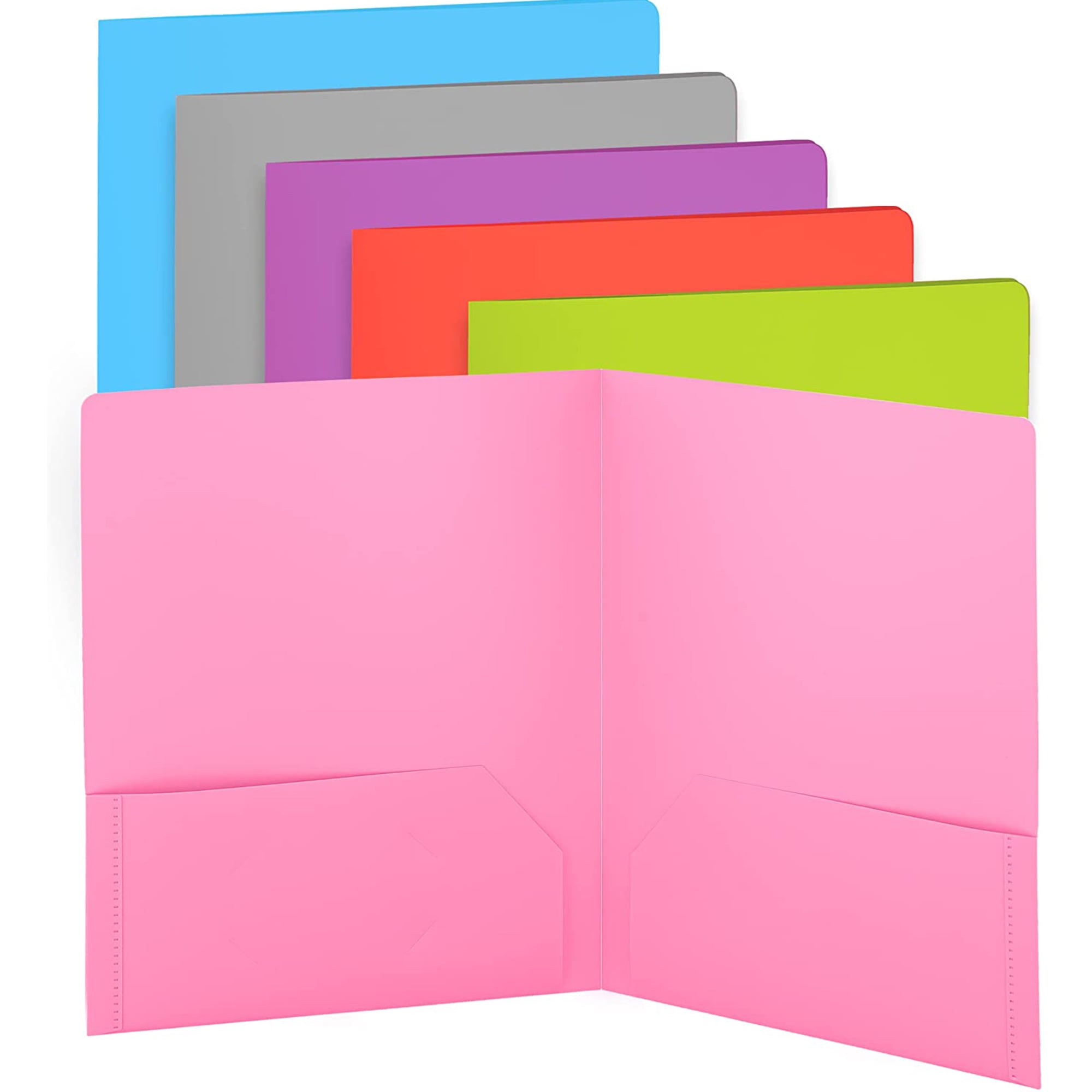Enday Folder with Pockets 2 Pocket Portfolio Folder for School and ...