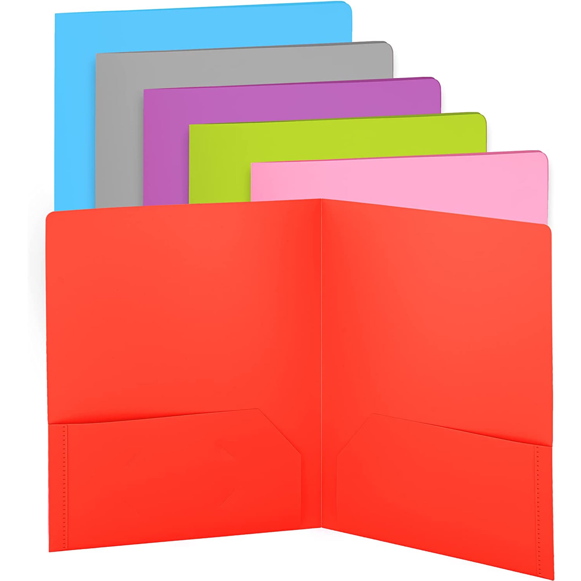 Enday Folder with Pockets 2 Pocket Portfolio Folder for School and ...