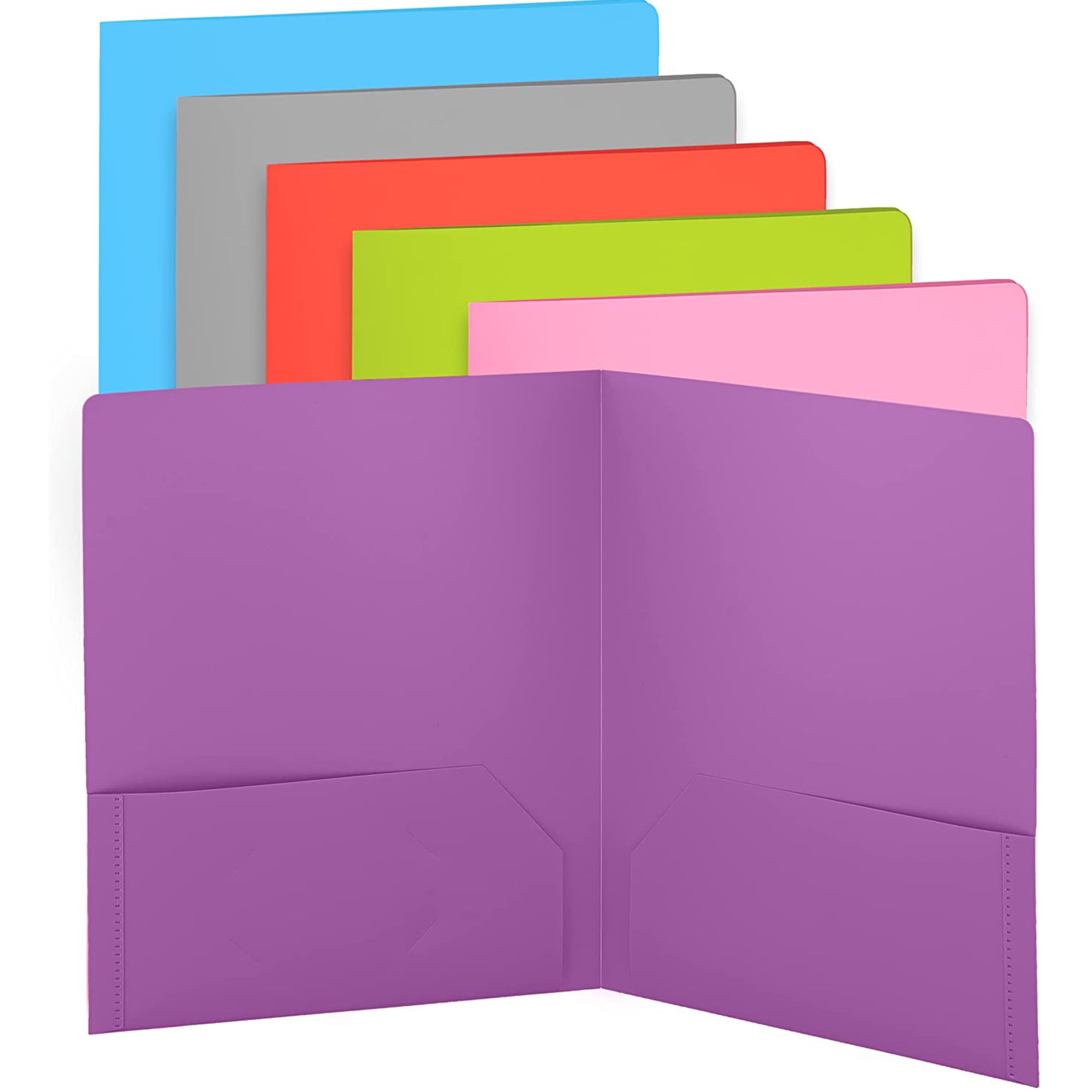 Enday Folders with Pockets 2 Pocket Portfolio Folder for School and ...