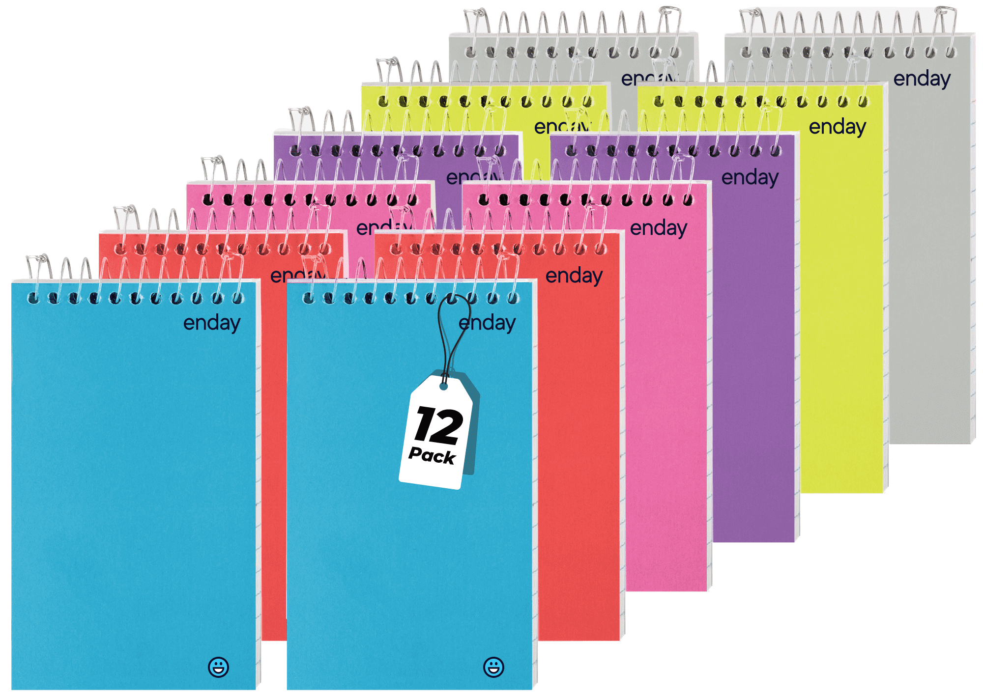 Enday Pocket Notebook, Small Notebooks Top Bound Small Spiral Notebooks ...
