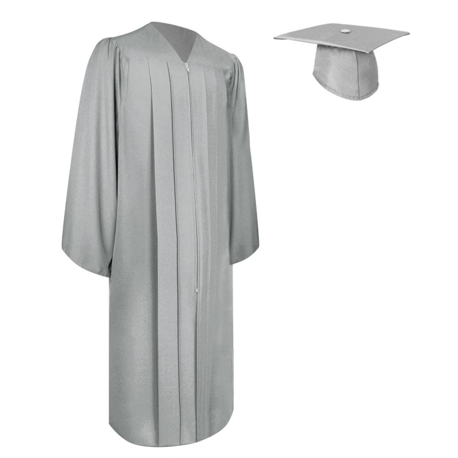 Endea Graduation Matte Silver Graduation Gown Cap - Walmart.com