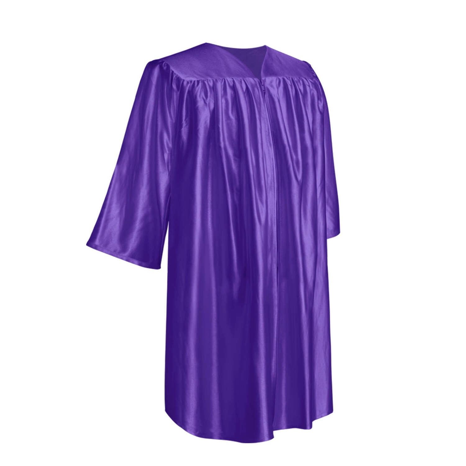 Endea Graduation Shiny Purple Graduation Gown for Preschool - Walmart.com