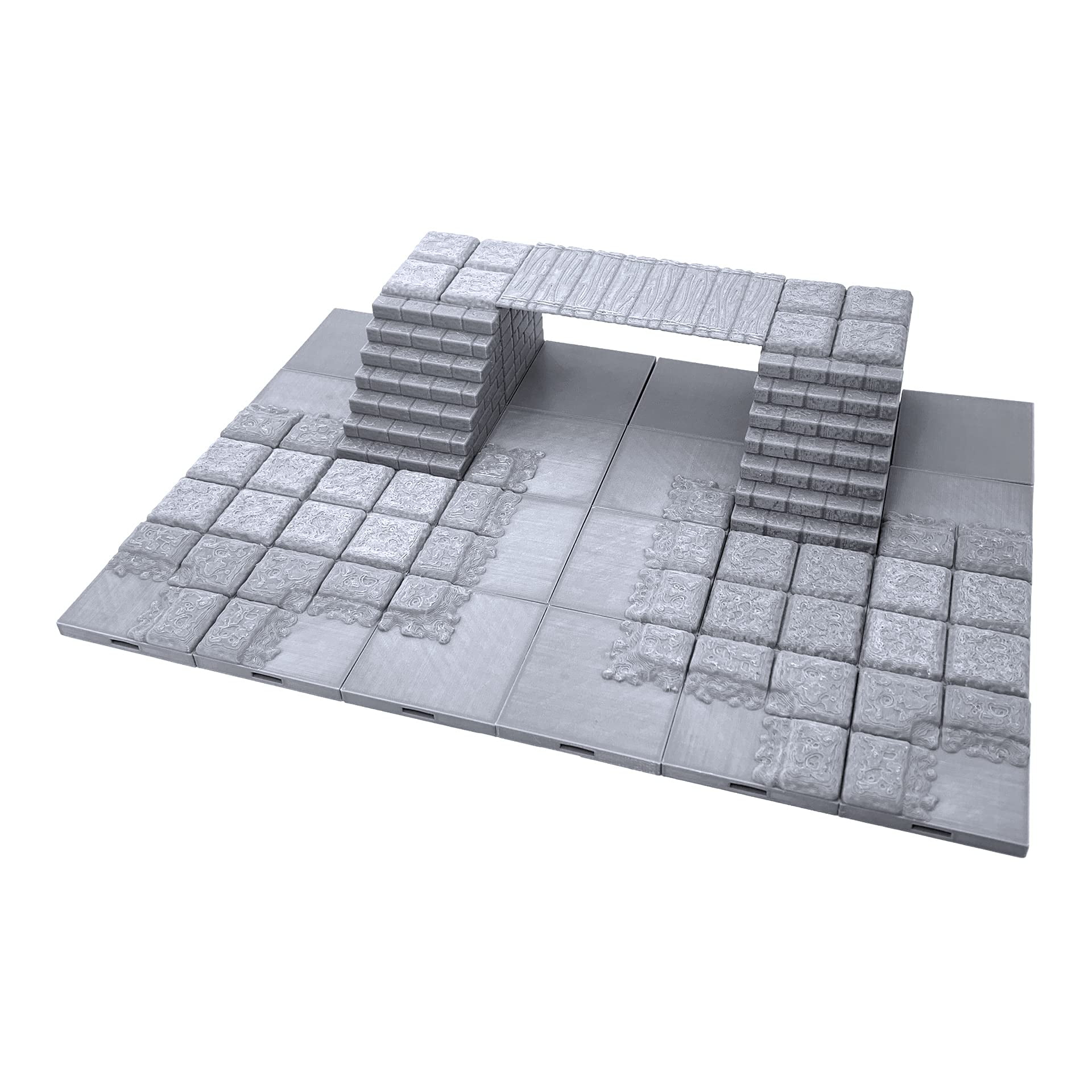 EnderToys Locking Dungeon Tiles - Bridge Over Lava, Terrain Scenery ...