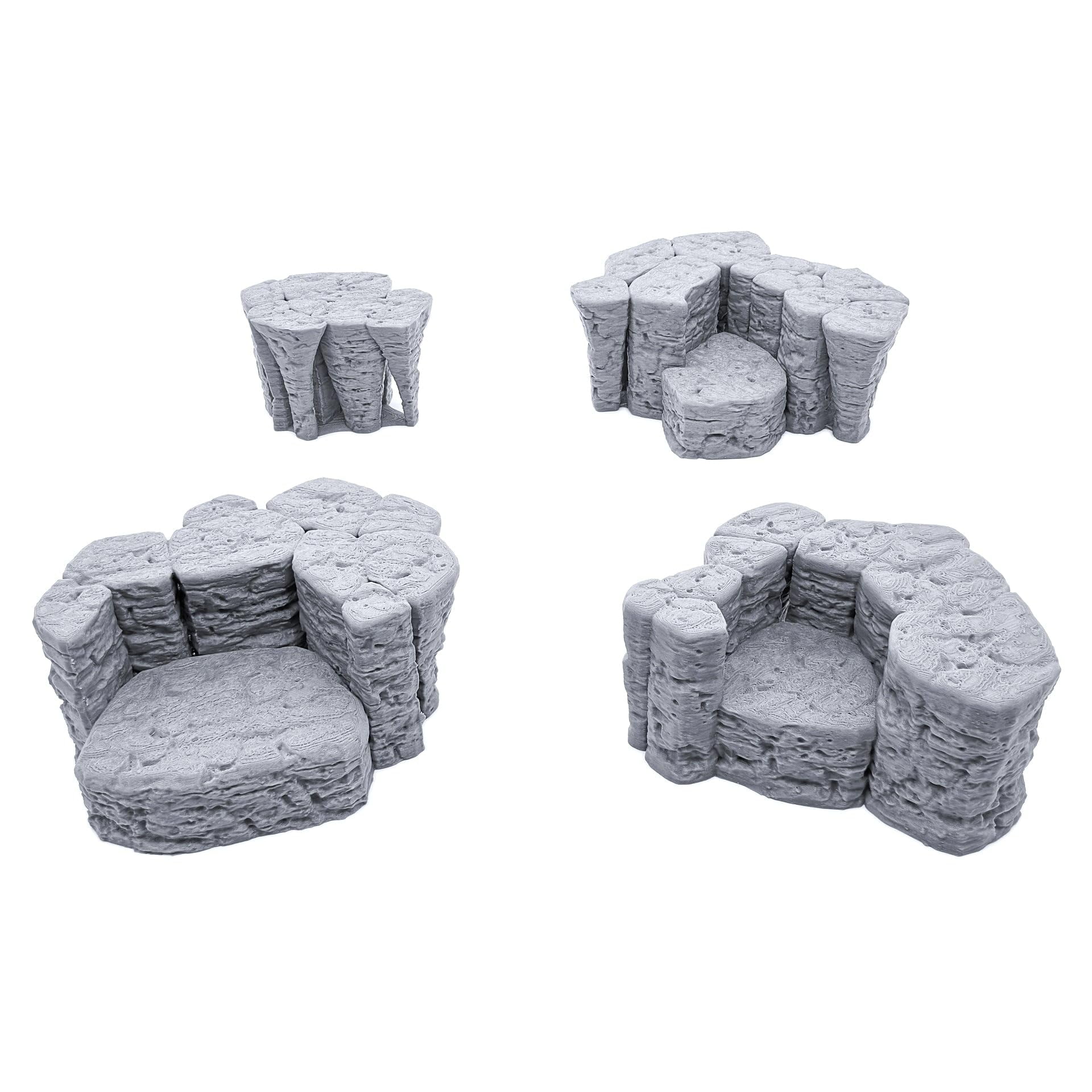 EnderToys Stackable Rocks by Printable Scenery, 3D Printed Tabletop RPG ...