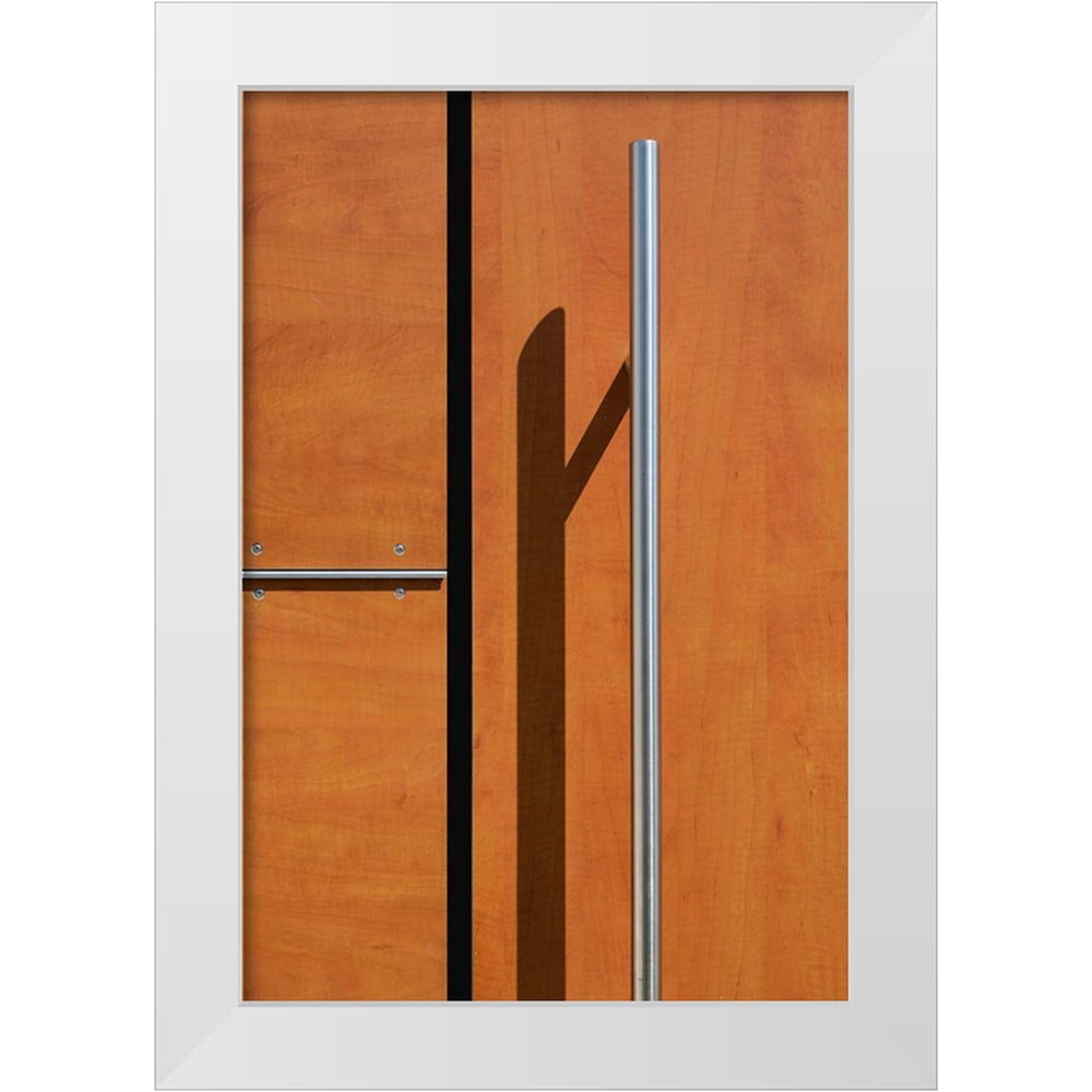 Endermann, Rolf 17x24 White Modern Wood Framed Museum Art Print Titled - Shadow On The Door ...