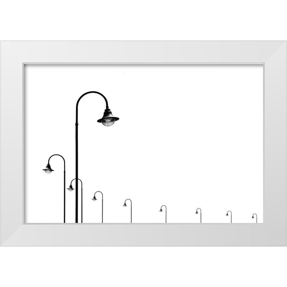 Endermann, Rolf 18x13 White Modern Wood Framed Museum Art Print Titled - Lamp Light - Walmart.com