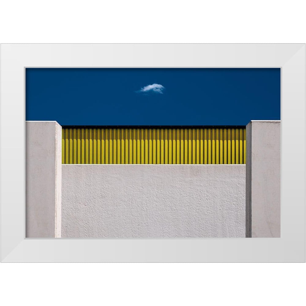 Endermann, Rolf 24x17 White Modern Wood Framed Museum Art Print Titled - The Cloud - Walmart.com
