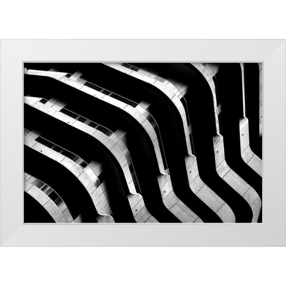 Endermann, Rolf 24x17 White Modern Wood Framed Museum Art Print Titled - The Wave - Walmart.com
