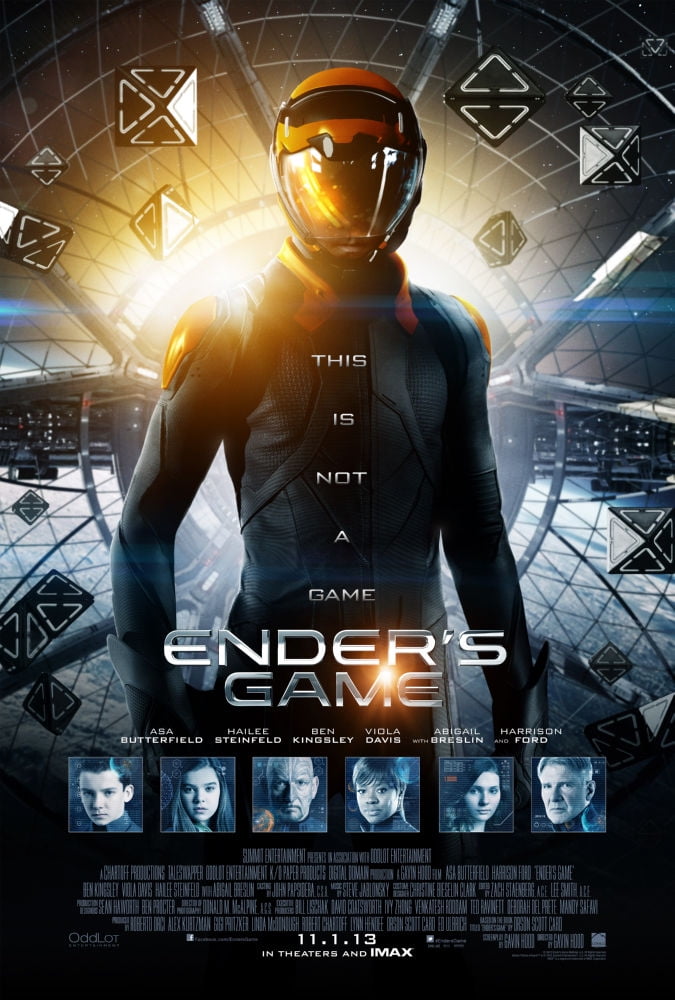 Enders Game poster 12x16 Print on Metal Sign 12in x 16in #140214 Square ...