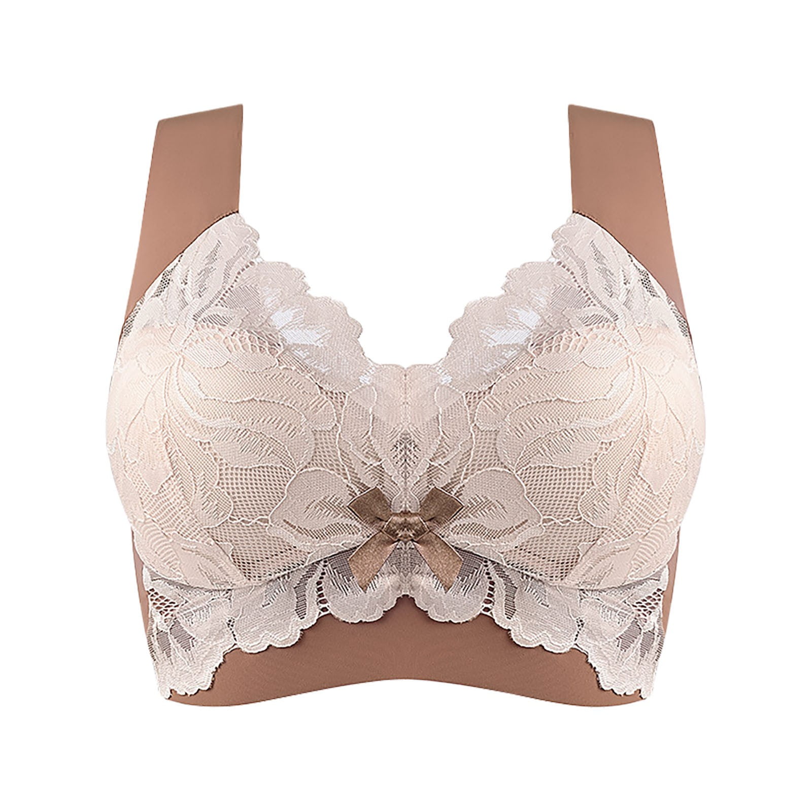 Endives Lightly Latex Lined Cup Wirefree Unpadded Full Coverage Plus ...