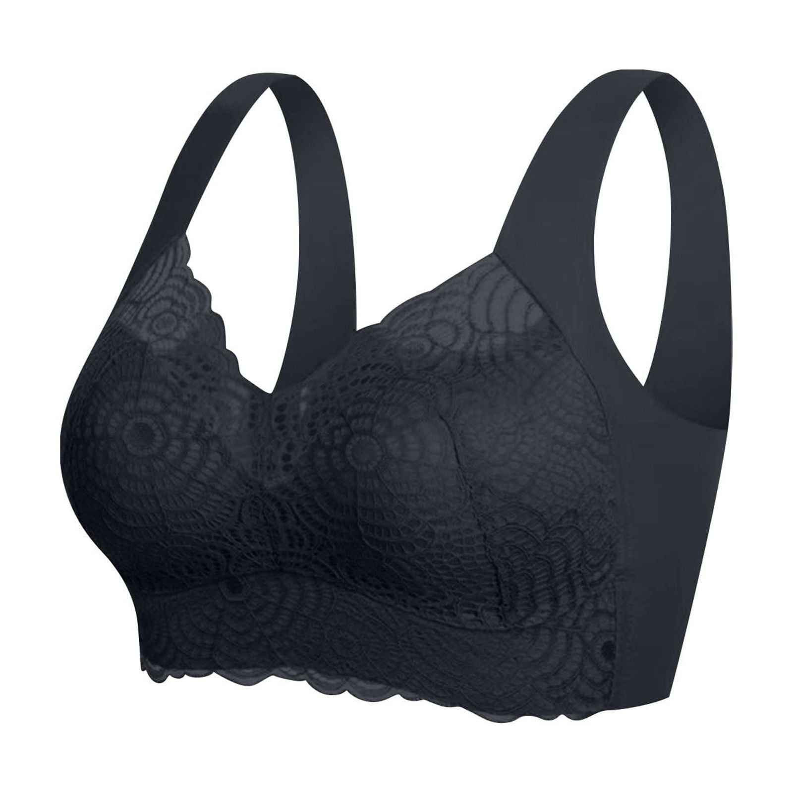 Endives Seamless Large Size Women's Underwear Lace Beautiful Vest Bra ...