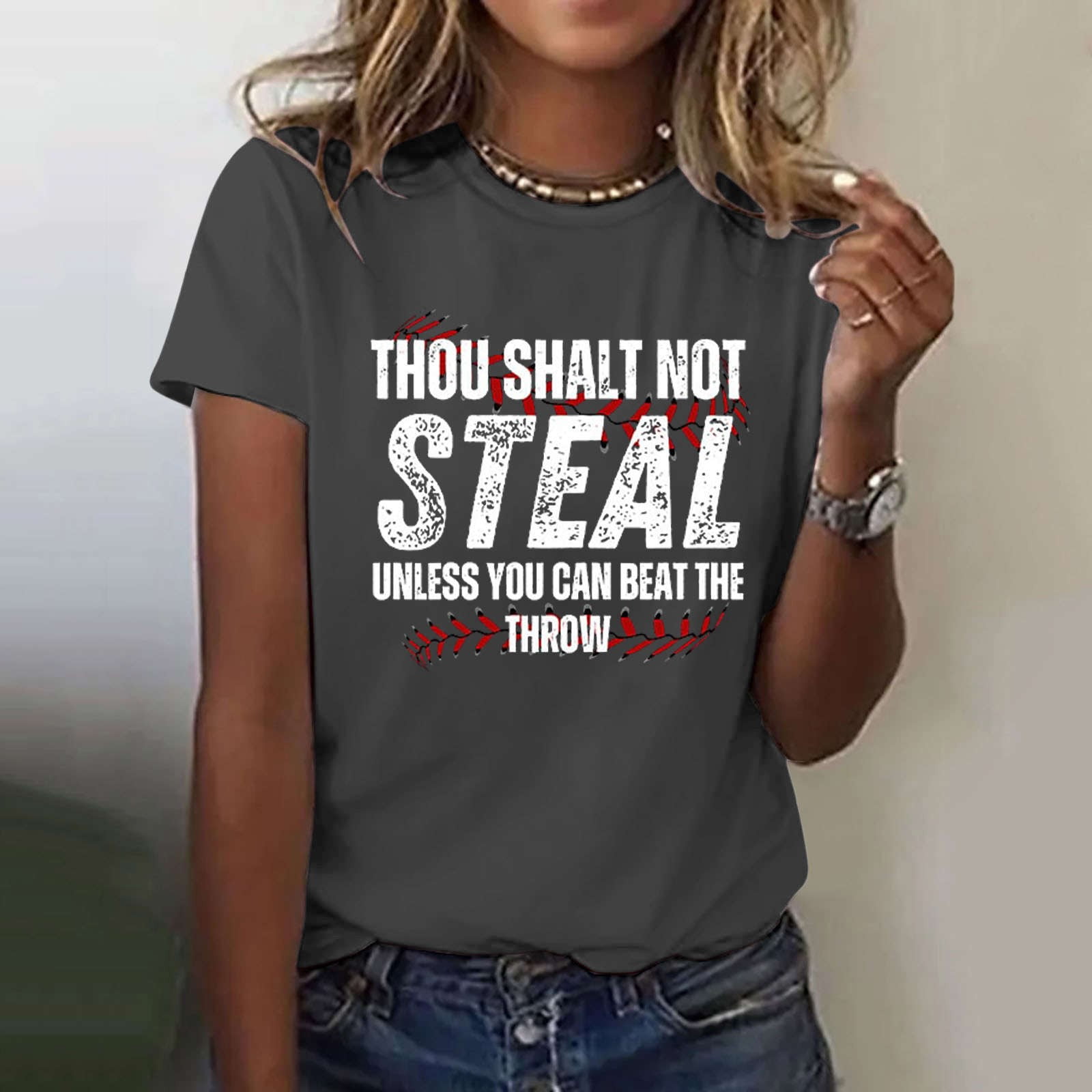 Endives Thou Shall Not Steal Unless You Can Beat The Throw Women's ...