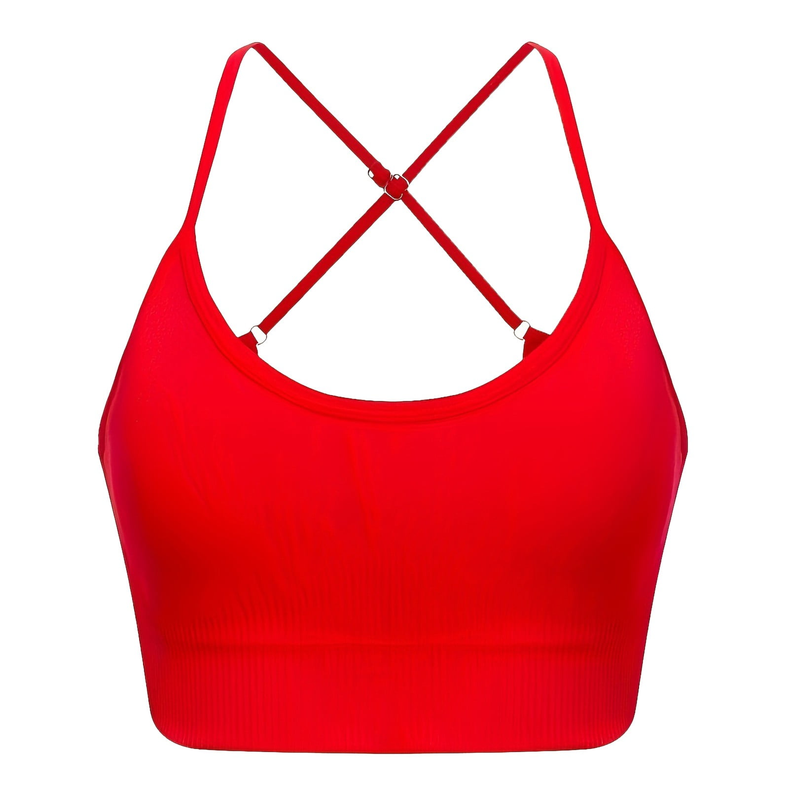 Endives Women's Belt Sports Bra Gathered With A Back Bra - Walmart.com