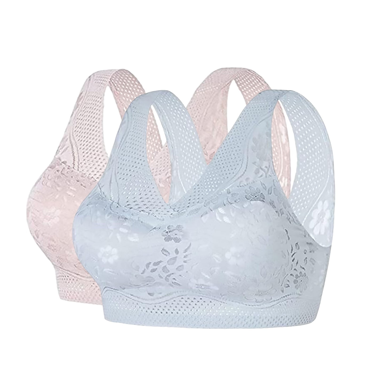 Endives Women's Bras Adjustable Strap High Support Bras Full Coverage ...