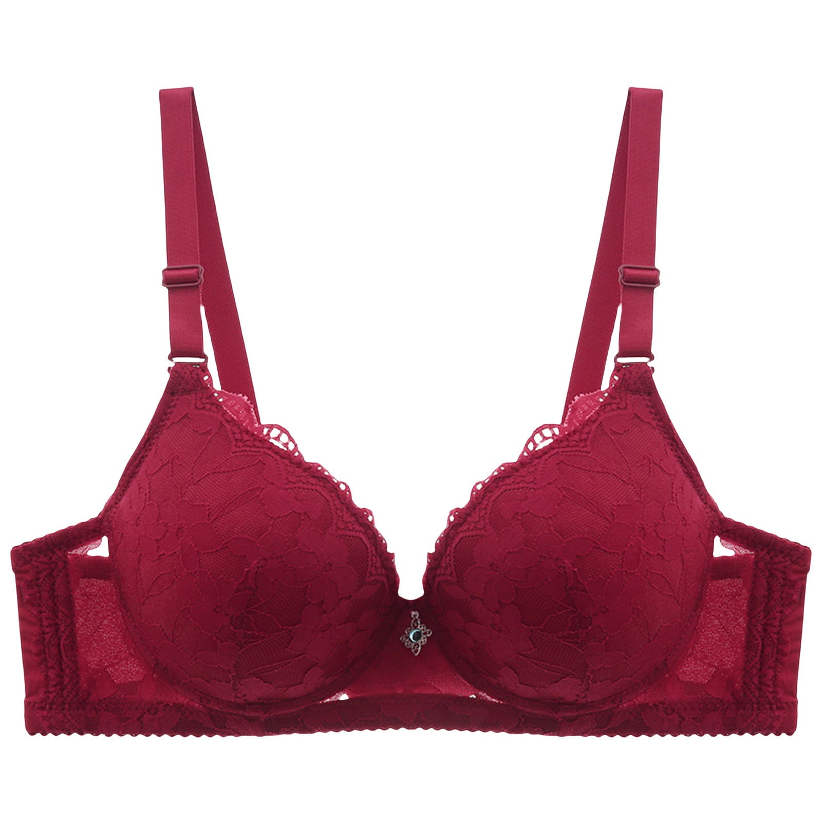 Endives Women's Bras Casual Fashion Large Size Bra Thin Sponge ...