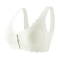Endives Women's Bras Daily Comfortable Open Front Bra Straps Breast Cup ...