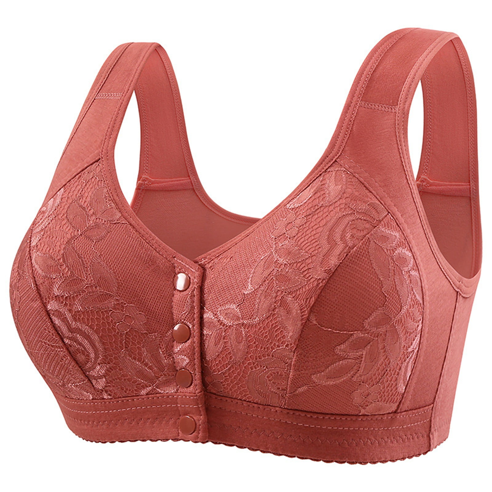Endives Women's Bras Lace Front Shaping Cup Adjustable Shoulder Strap ...