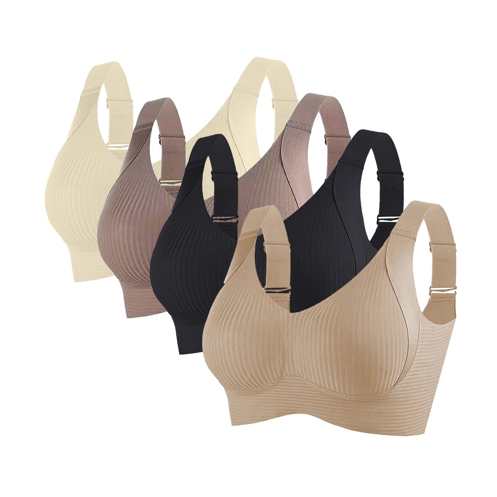 Endives Women's Bras Thin Laceless Ring Comfortable Underwear Brater ...