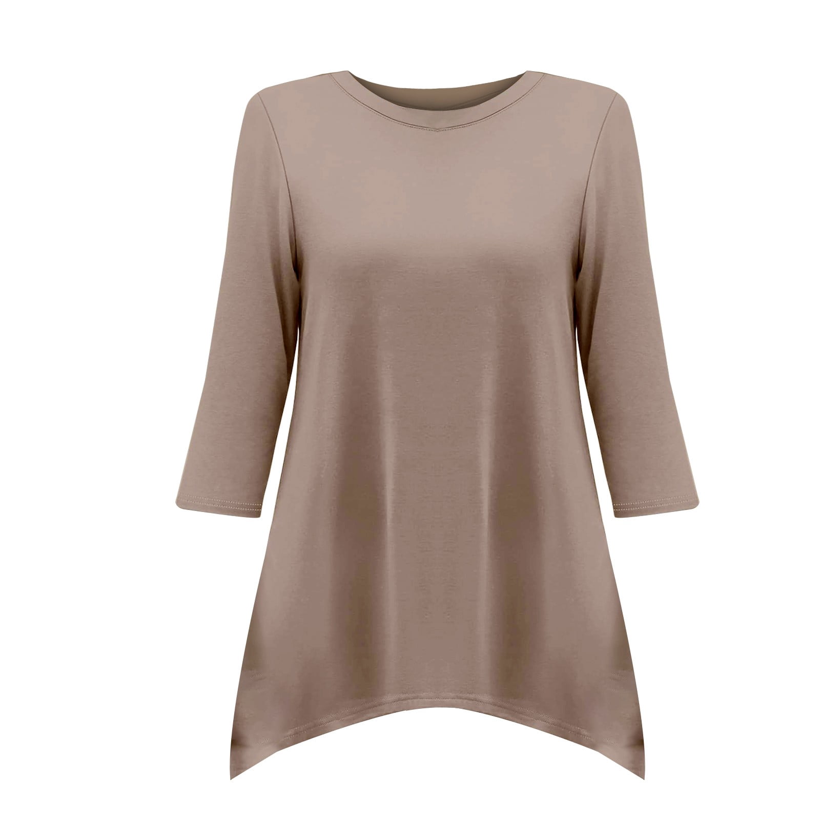 Endives Women's Linen Shirts Button Down Long Tunic Tops Plus Size ...